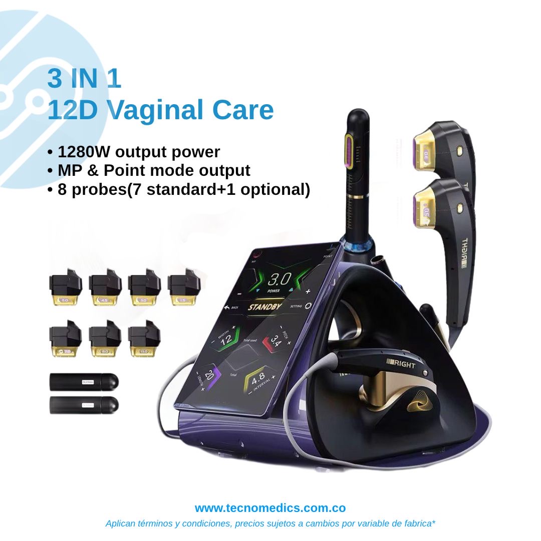 HIFU 12D MAX PLUS – Vaginal, Facial y Corporal - TECNOMEDICS COLOMBIA